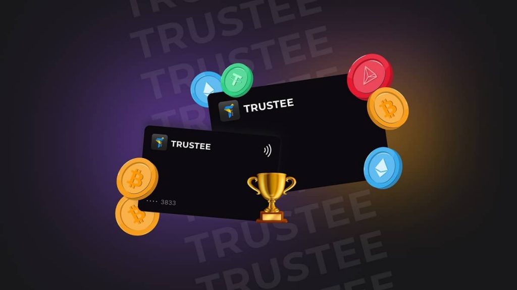 Криптокарта Trustee Plus посіла перше місце в рейтингу криптовалютних карток з найбільшим ...